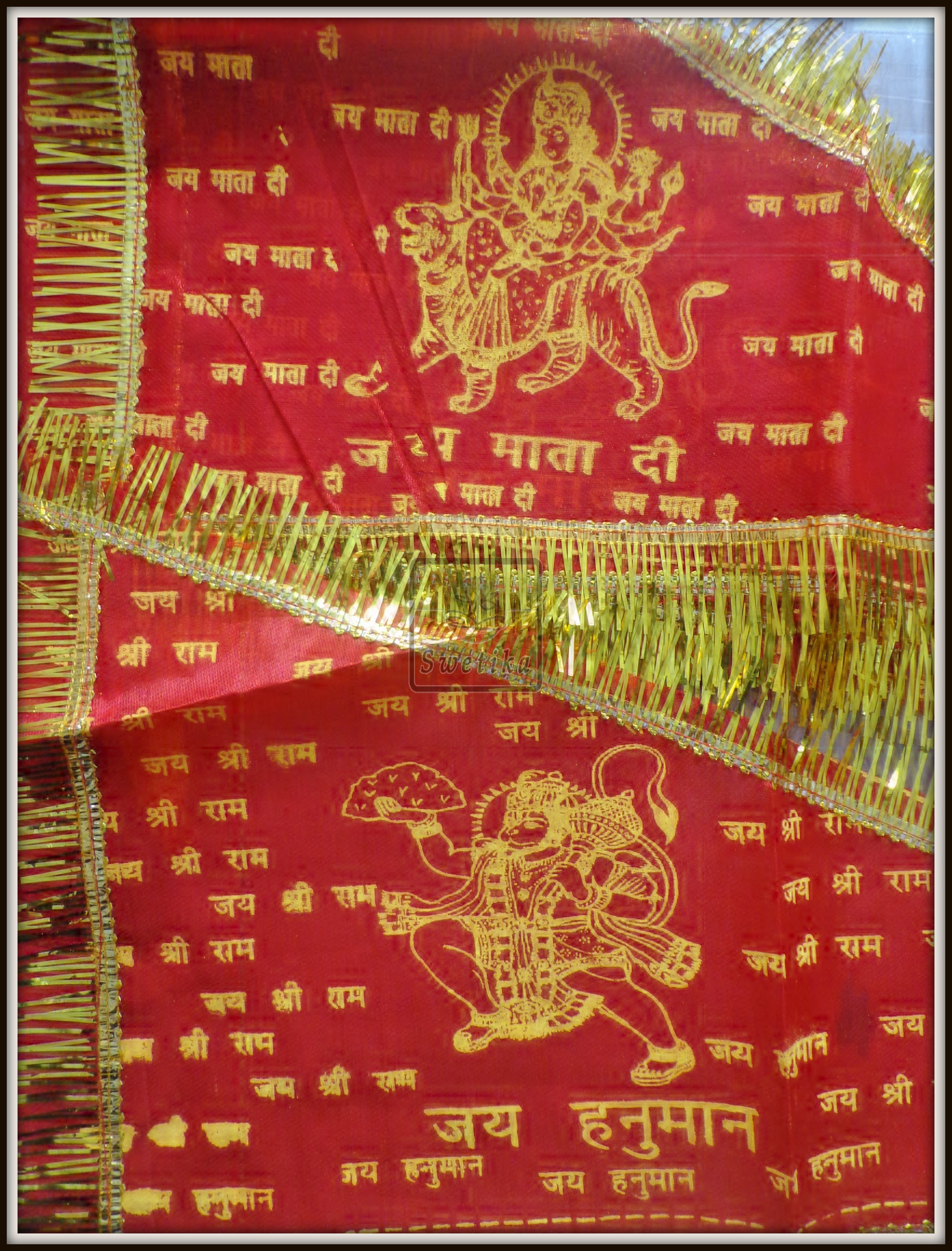 Complete Durga Puja Jhandi set - Jhandi / Vlaggen - Puja Artikelen ...