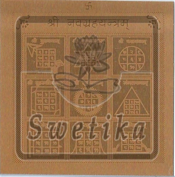 Nav Grah Yantra - De 9 Planeten - Yantra