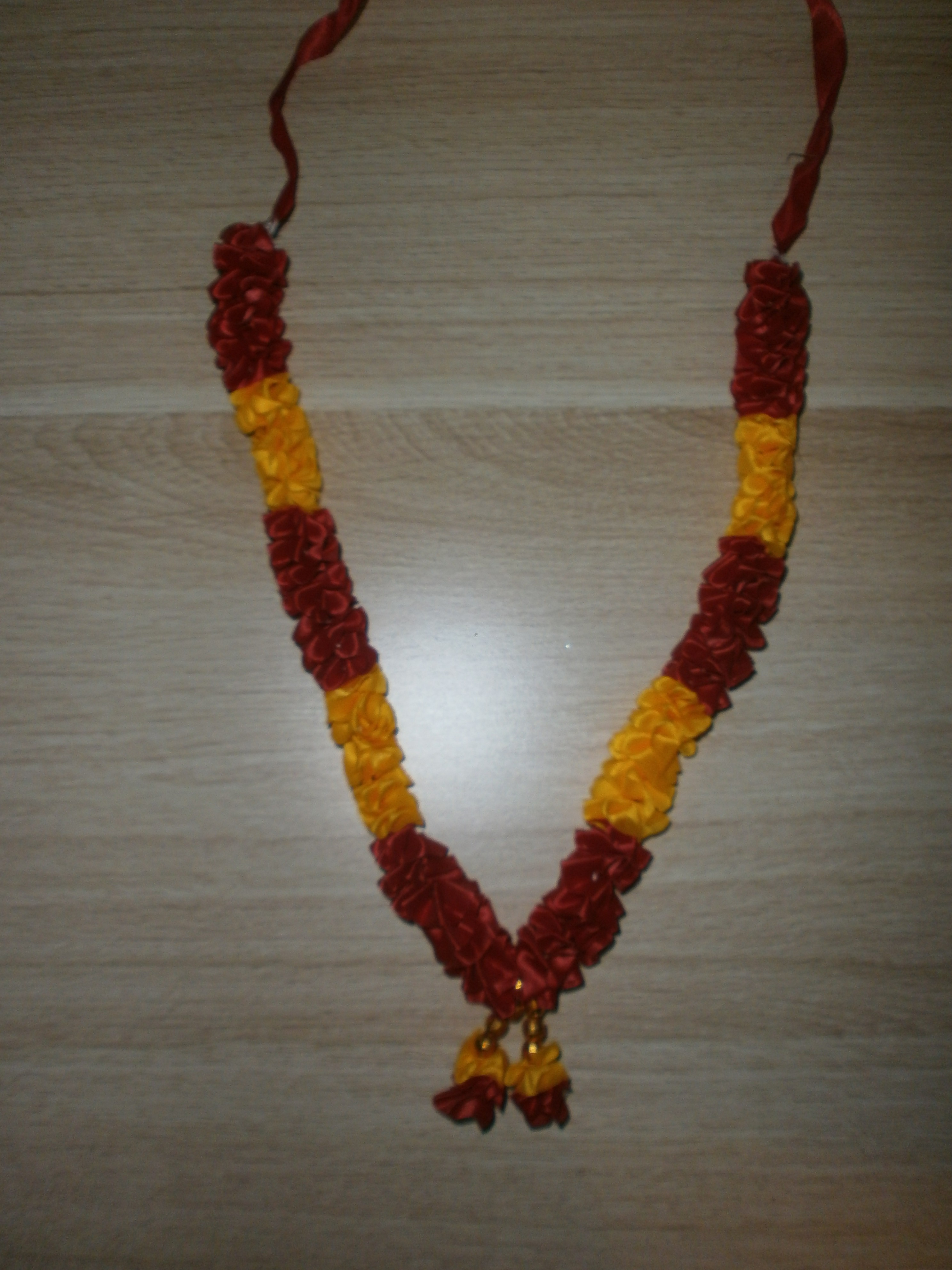 Var Mala setje (rood/geel) - Indian Vivah / Huwelijk - Hindoeisme