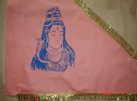 Shiva Jhandi - Jhandi / Vlaggen - Puja Artikelen - Hindoeisme